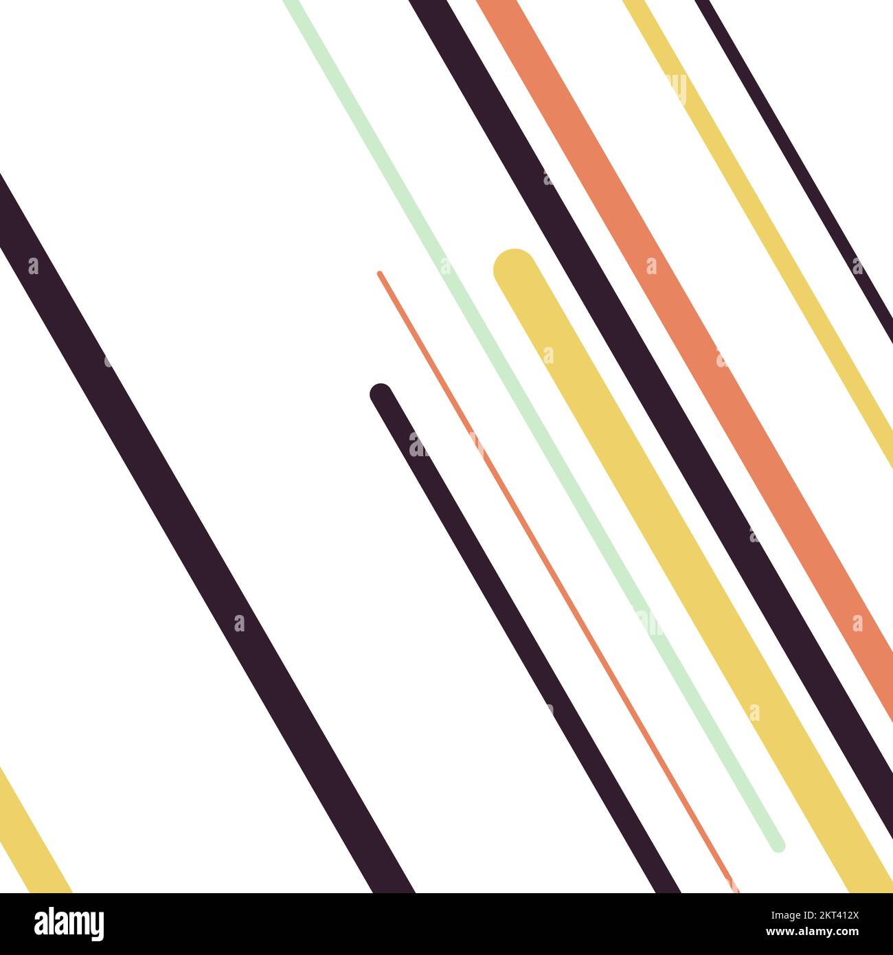 Random Color flowing rounded stripes illustration Stock Vector Image ...