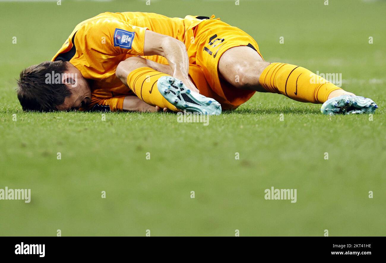 Al-Khor, Qatar.. 29th Nov, 2022. AL KHOR - Marten de Roon of Holland ...