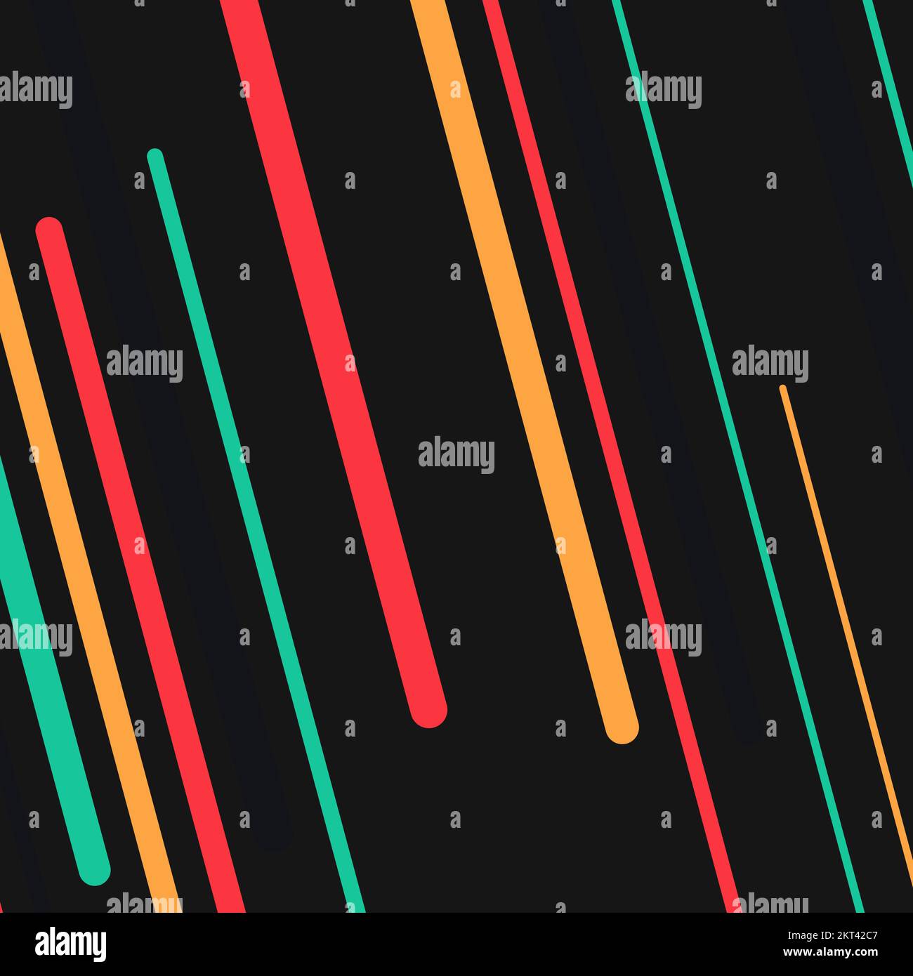 Random Color flowing rounded stripes illustration Stock Vector Image ...