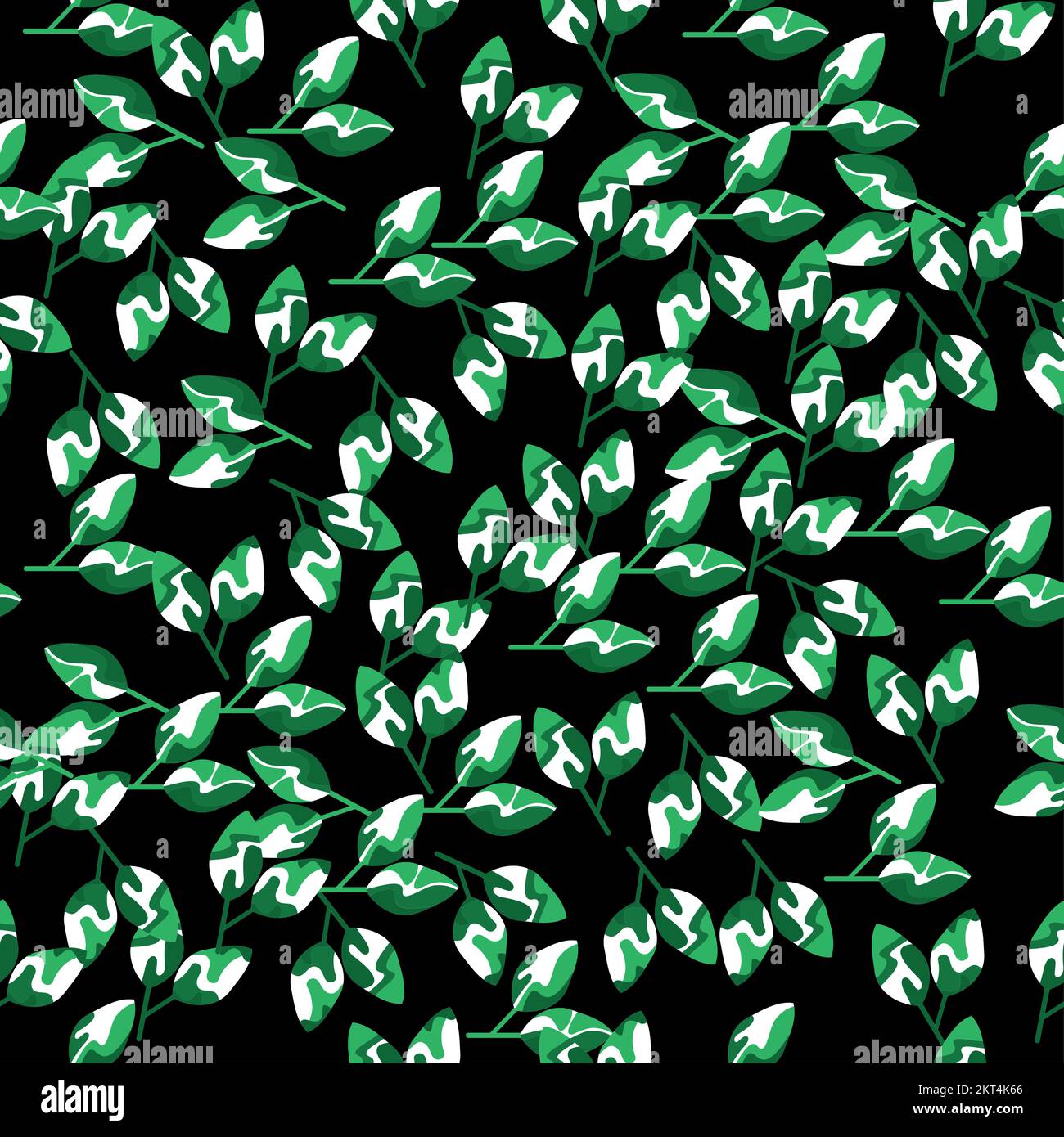 Modern floral vector seamless pattern. Background isolated. Digital ...