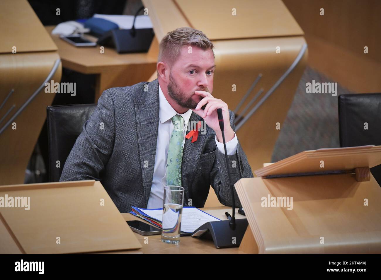 Edinburgh Scotland, UK 29 November 2022. Jamie Greene Scottish ...