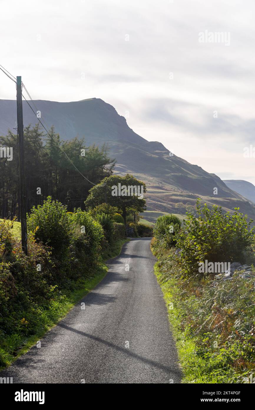 A lovely welsh road and number 82 cycleway under the Cader Idris ...