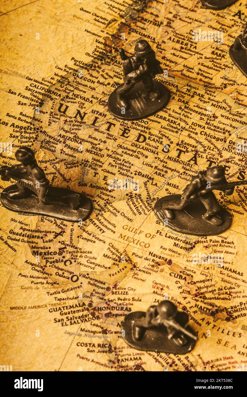 Vintage paper toy gun hi-res stock photography and images - Alamy