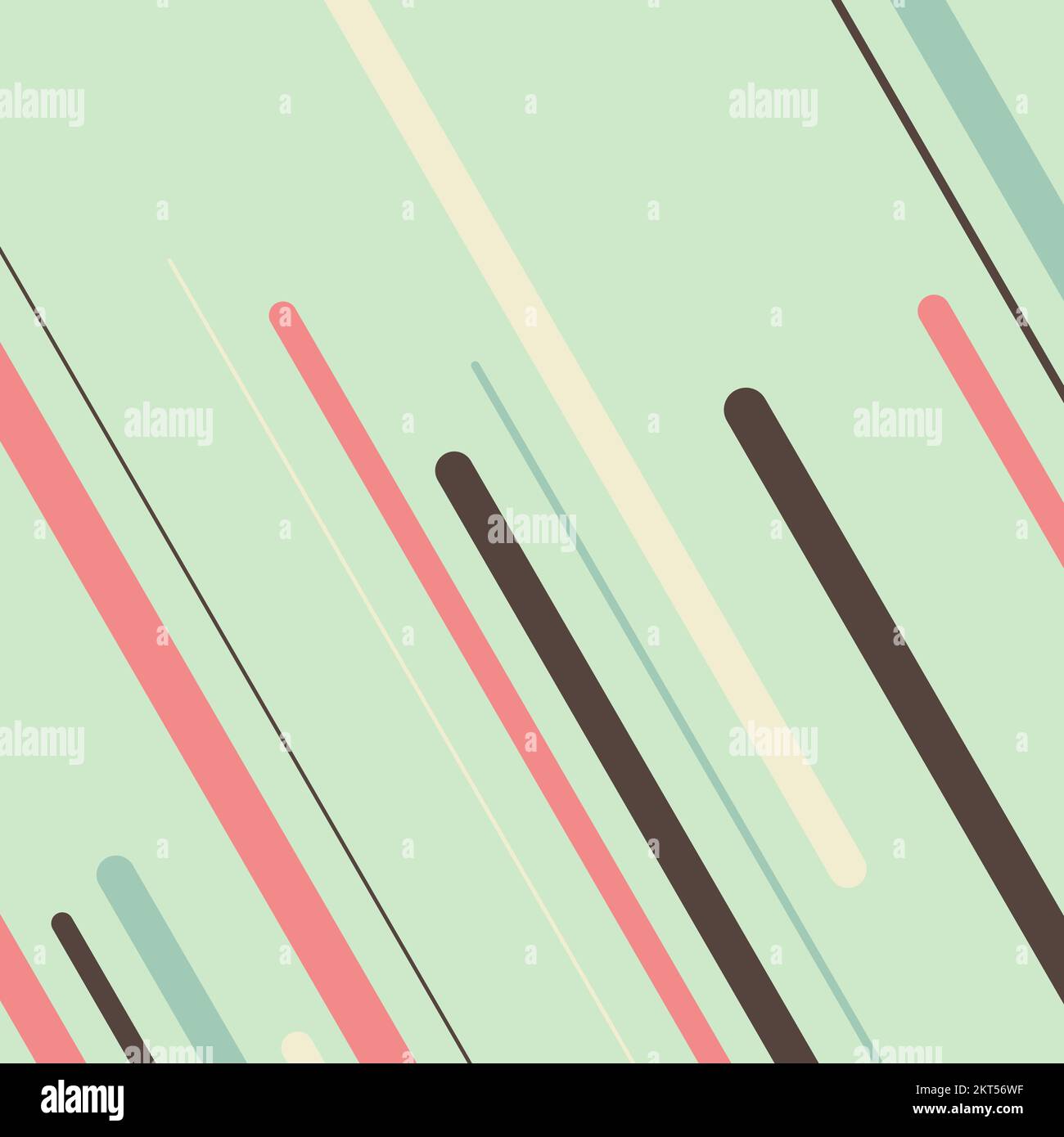 Random Color flowing rounded stripes illustration Stock Vector Image ...