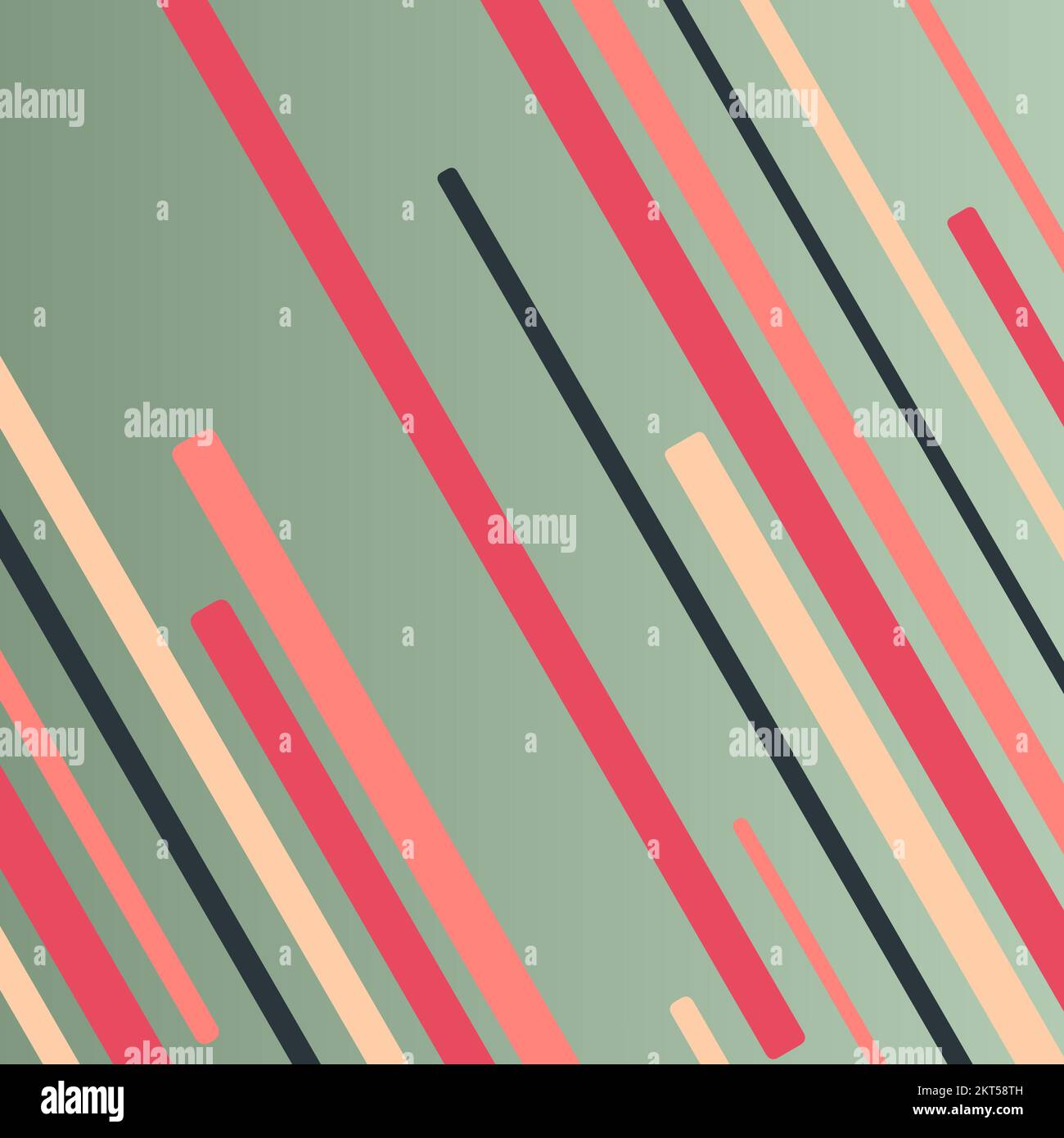 Random Color flowing rounded stripes illustration Stock Vector Image ...