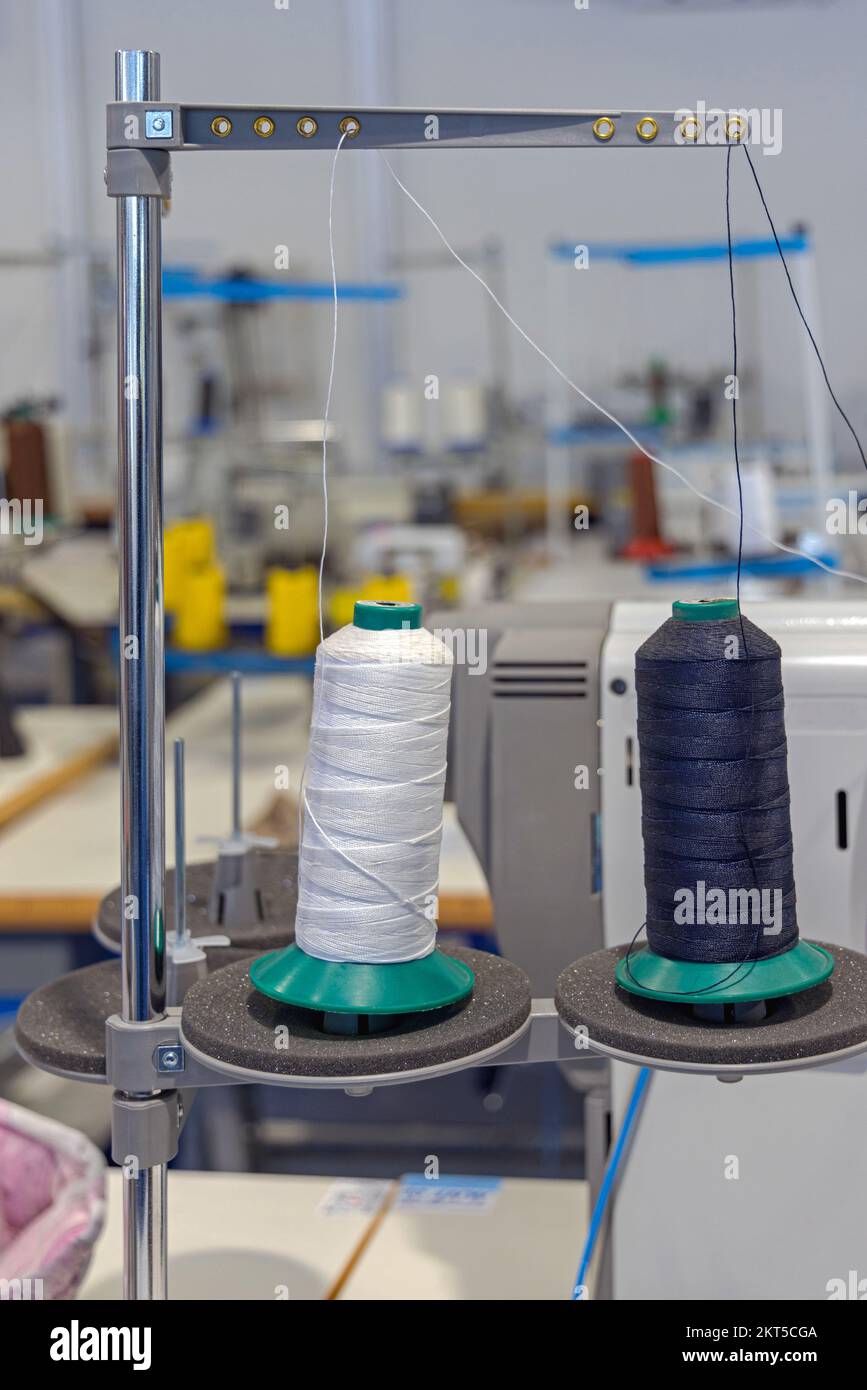 Yarn spools hi-res stock photography and images - Alamy