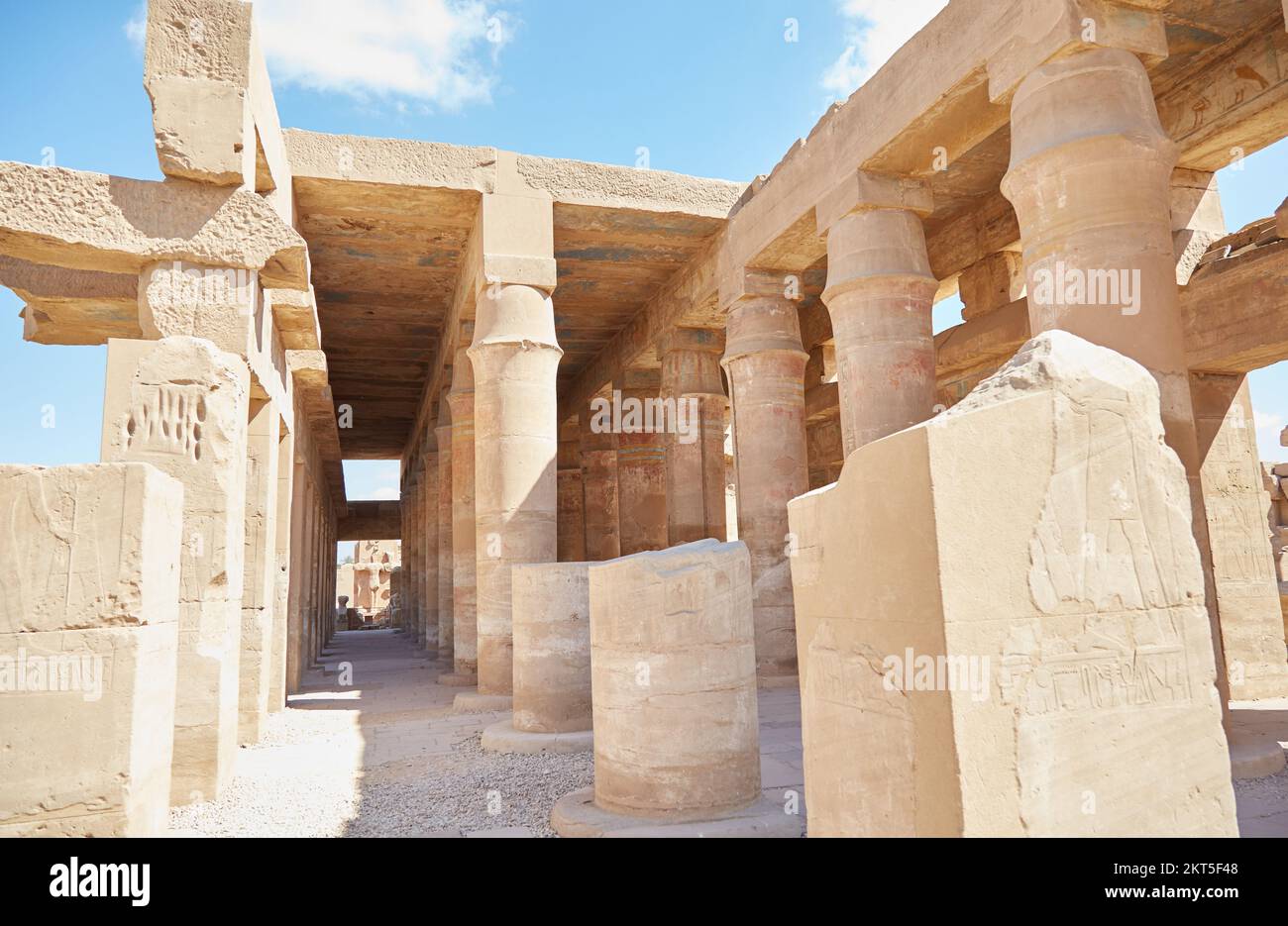 The Festival Temple of Thutmosis III at Karnak Stock Photo - Alamy