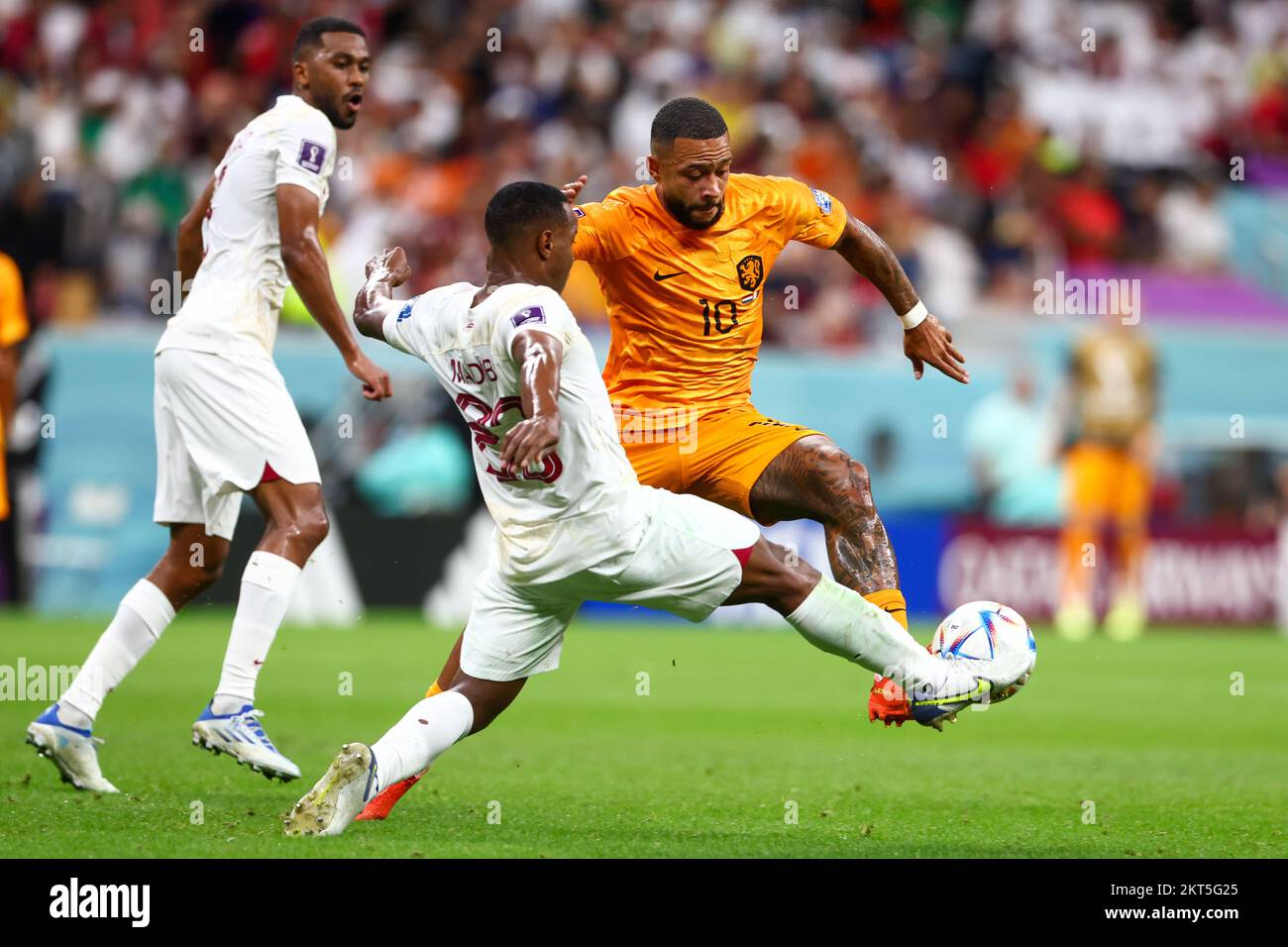 Doha, football, FIFA World Cup 2022, Netherlands. 29th Nov, 2022. v ...