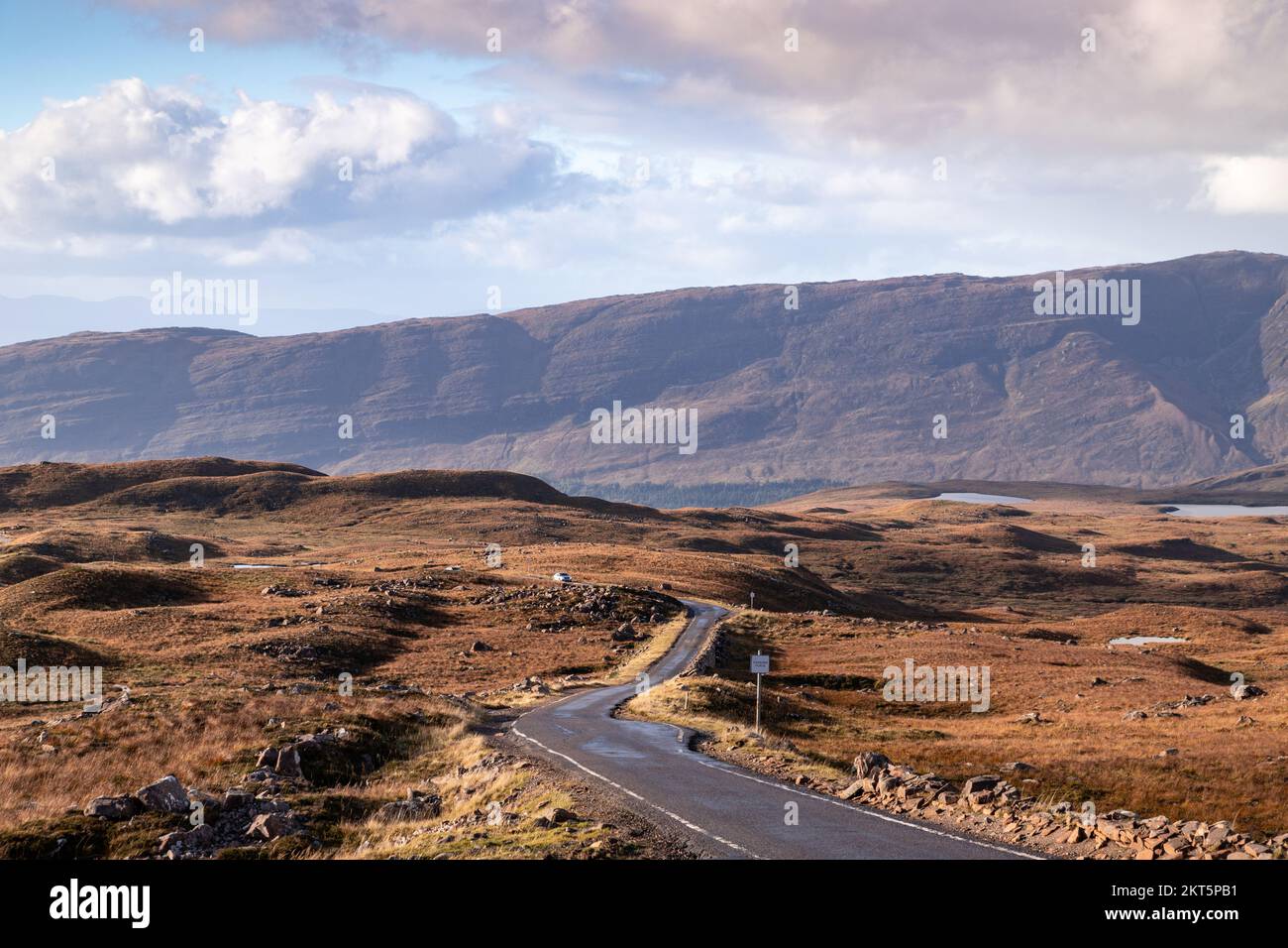 Road through the highlands of Scotland near Applecross Stock Photo - Alamy