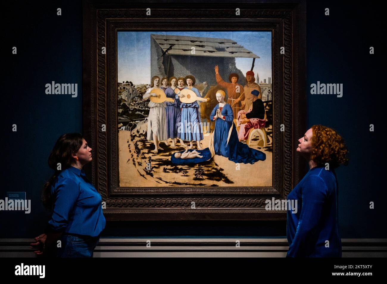 London, UK. 29th Nov, 2022. Piero Della Francesca's Nativity, 1480's ...