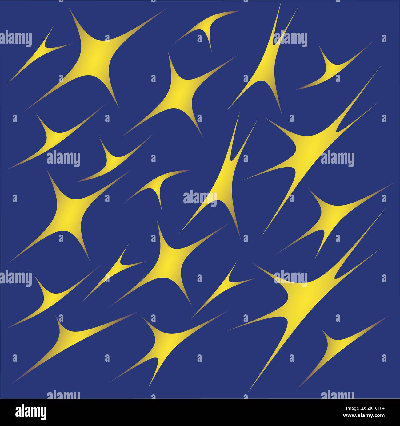 Starry night, abstract vector background. Sketch, minimal art Stock ...