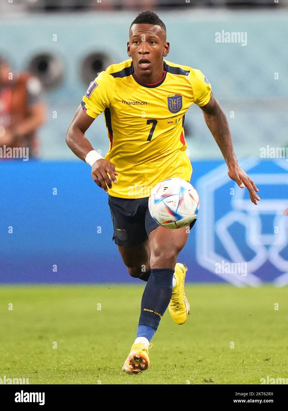 Pervis Estupinan of EcuadorPervis Estupinan of Ecuador during the FIFA ...
