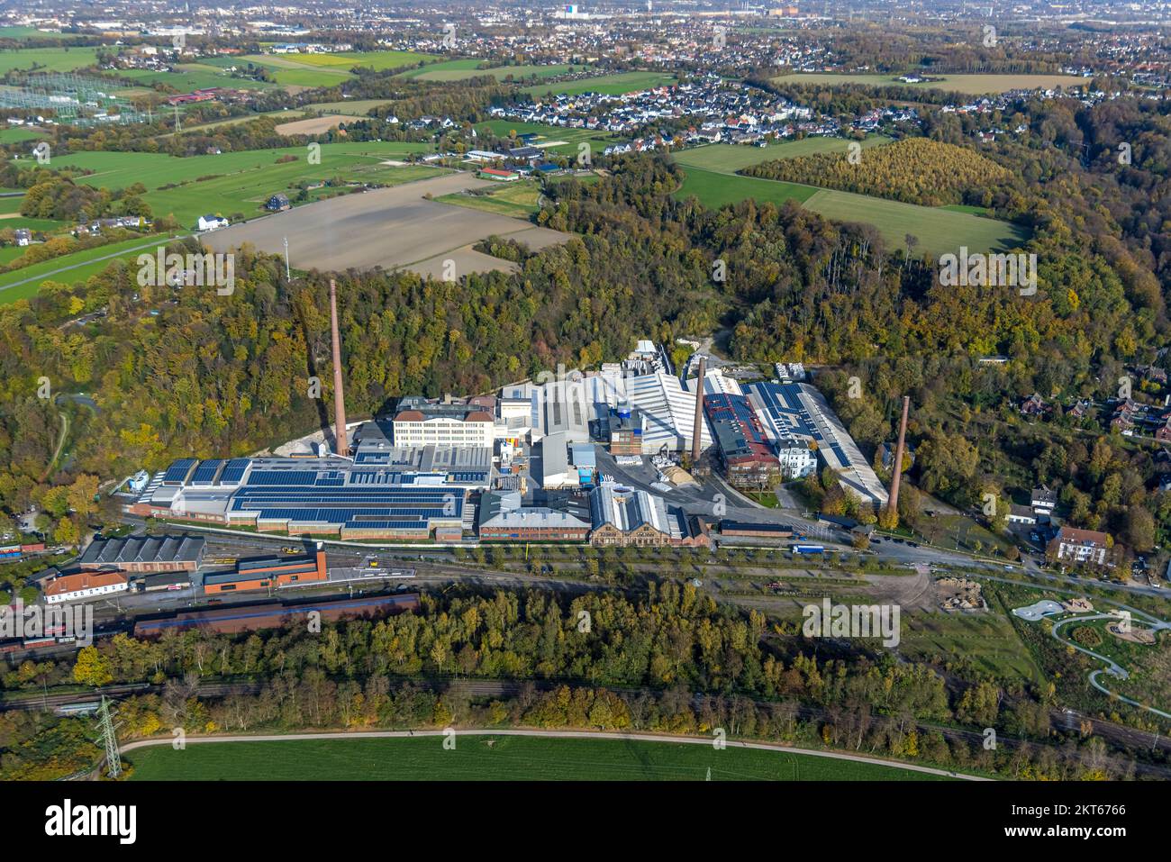 Chemical plant p d refractories gmbh dr c otto hi-res stock photography ...