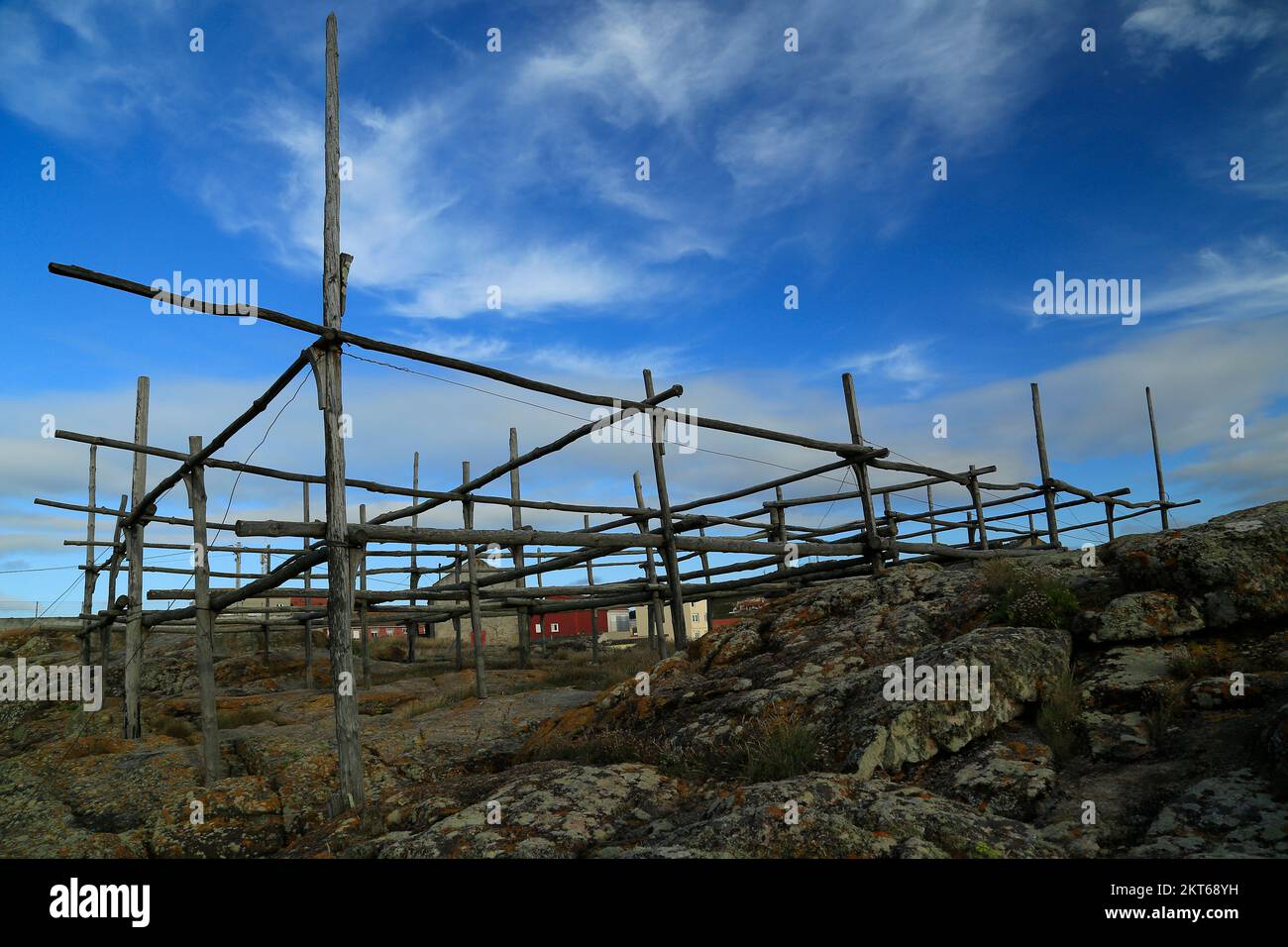 Fish drying on frame hi-res stock photography and images - Alamy