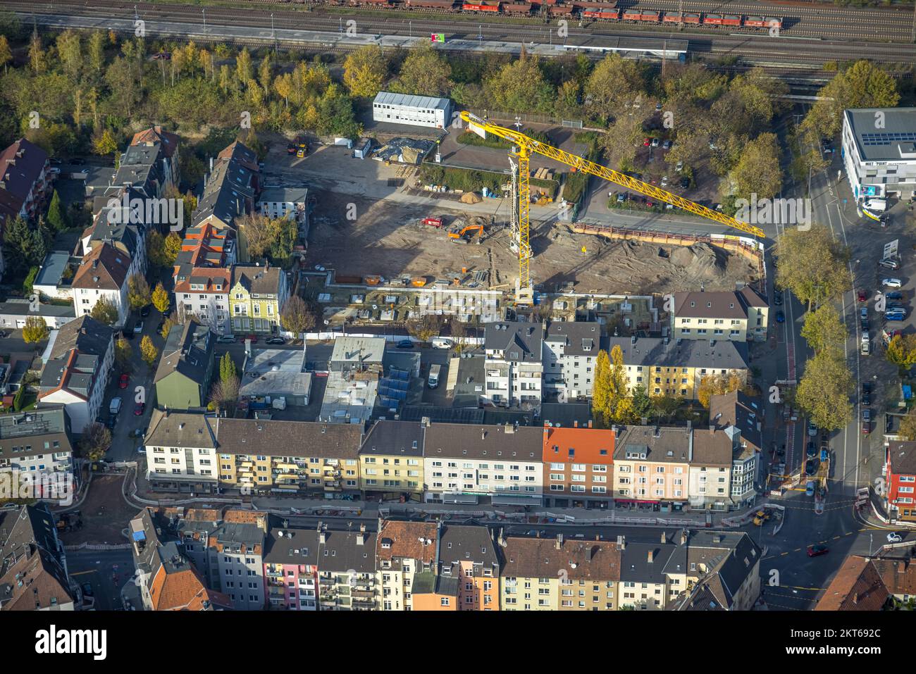 Construction site at ehrenfeld station hi-res stock photography and ...