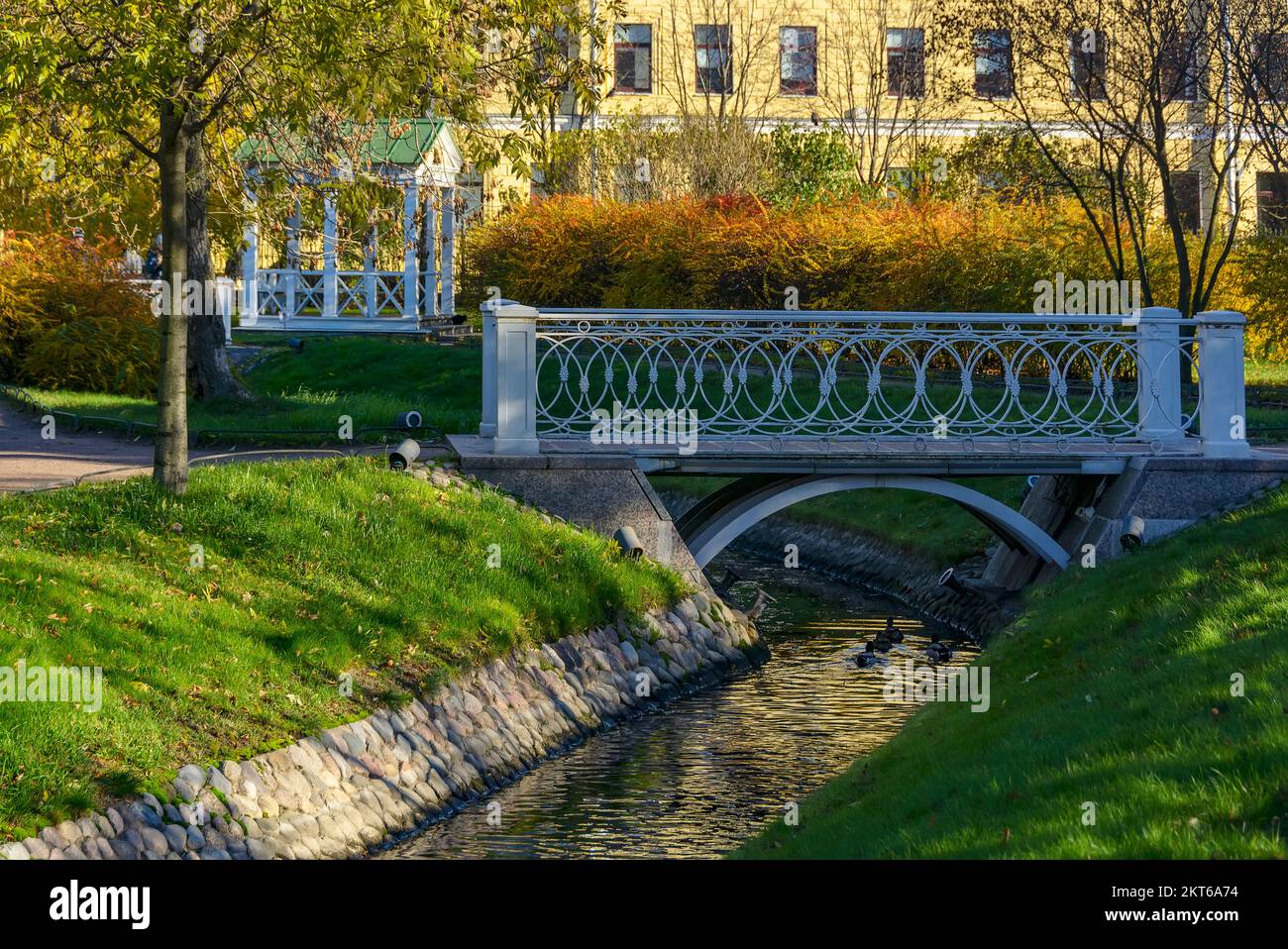 Walk through the Polish Garden at the Derzhavin estate on the ...