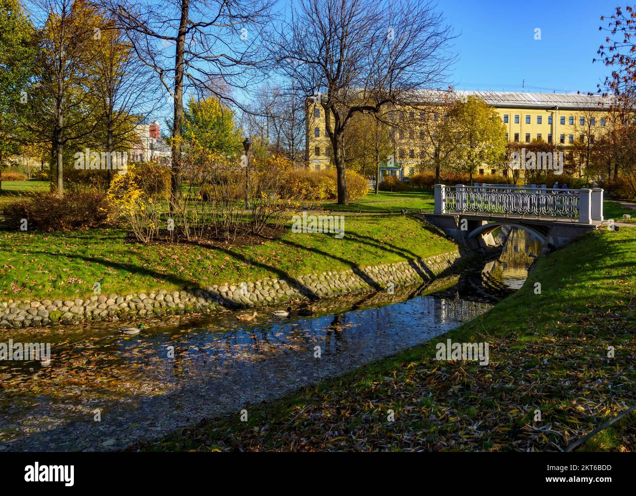 Walk through the Polish Garden at the Derzhavin estate on the ...