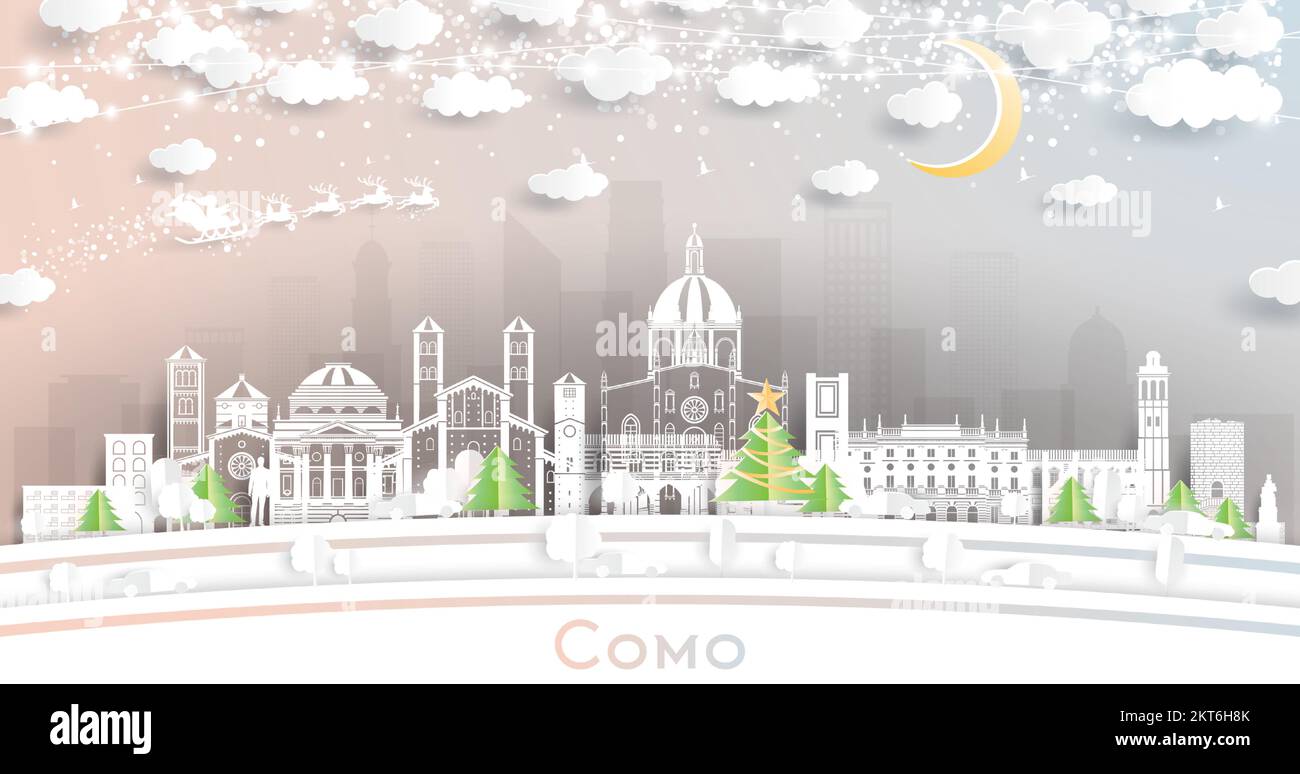 Lake como winter Stock Vector Images - Alamy