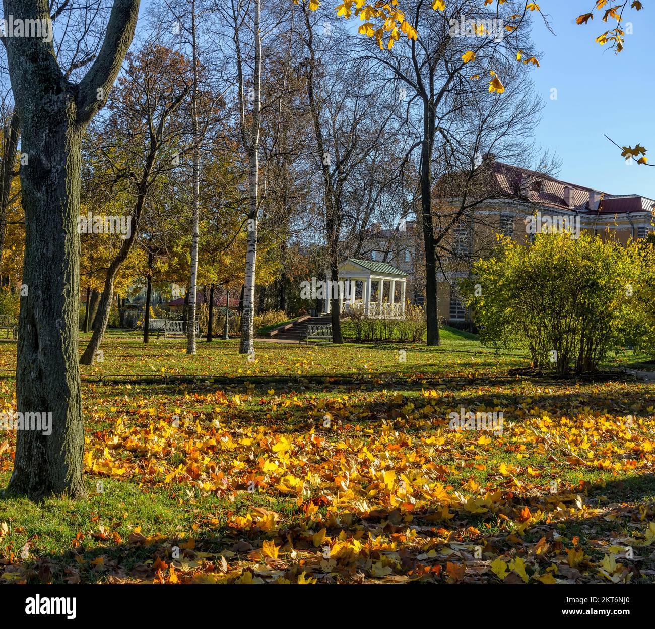 Walk through the Polish Garden at the Derzhavin estate on the ...