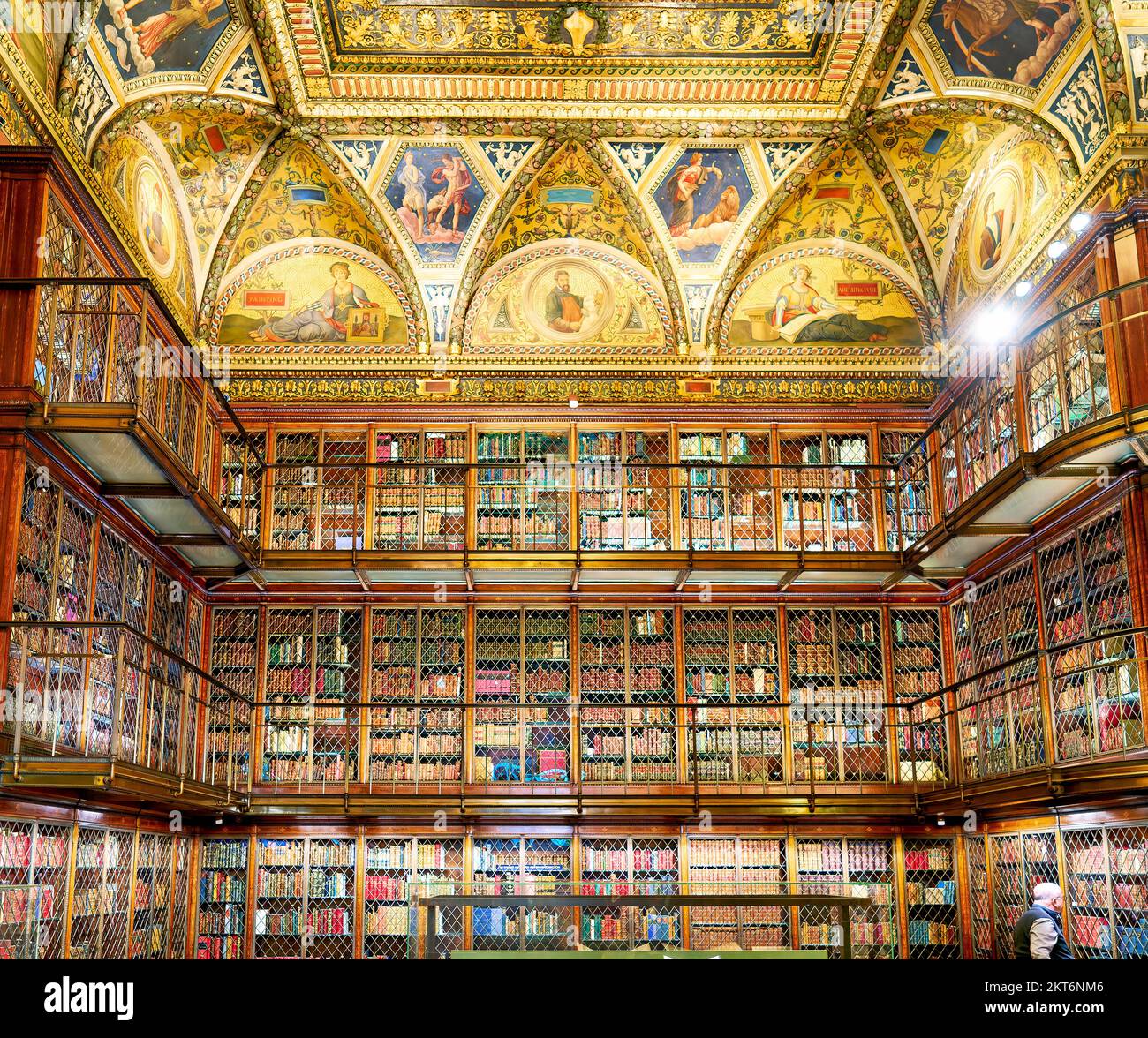 New York. Manhattan. United States. The Morgan Library and Museum Stock ...