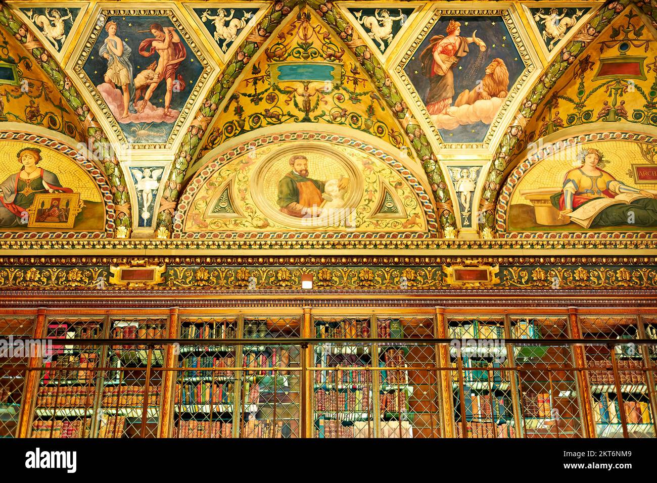 New York. Manhattan. United States. The Morgan Library and Museum Stock ...