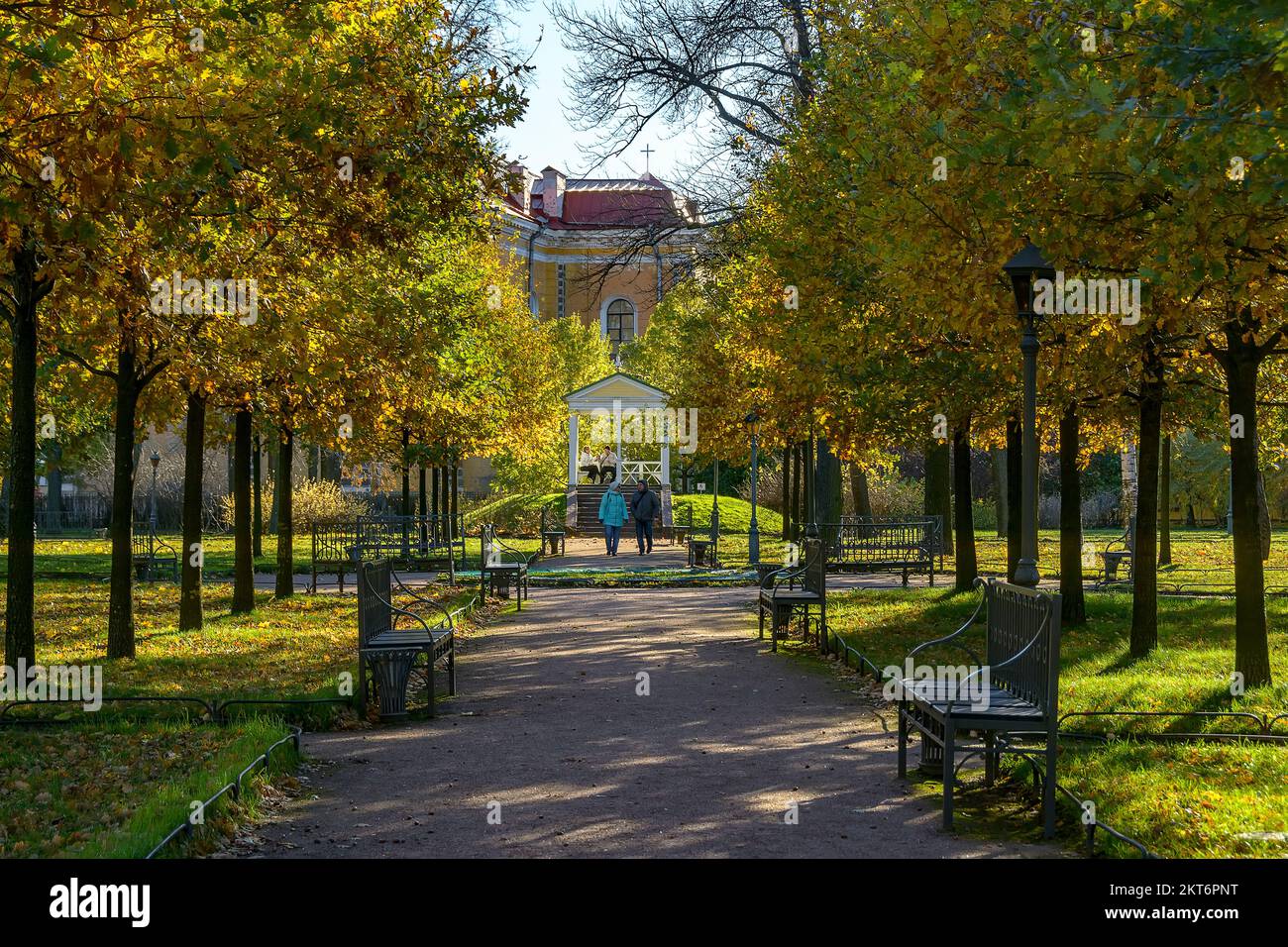 Walk through the Polish Garden at the Derzhavin estate on the ...