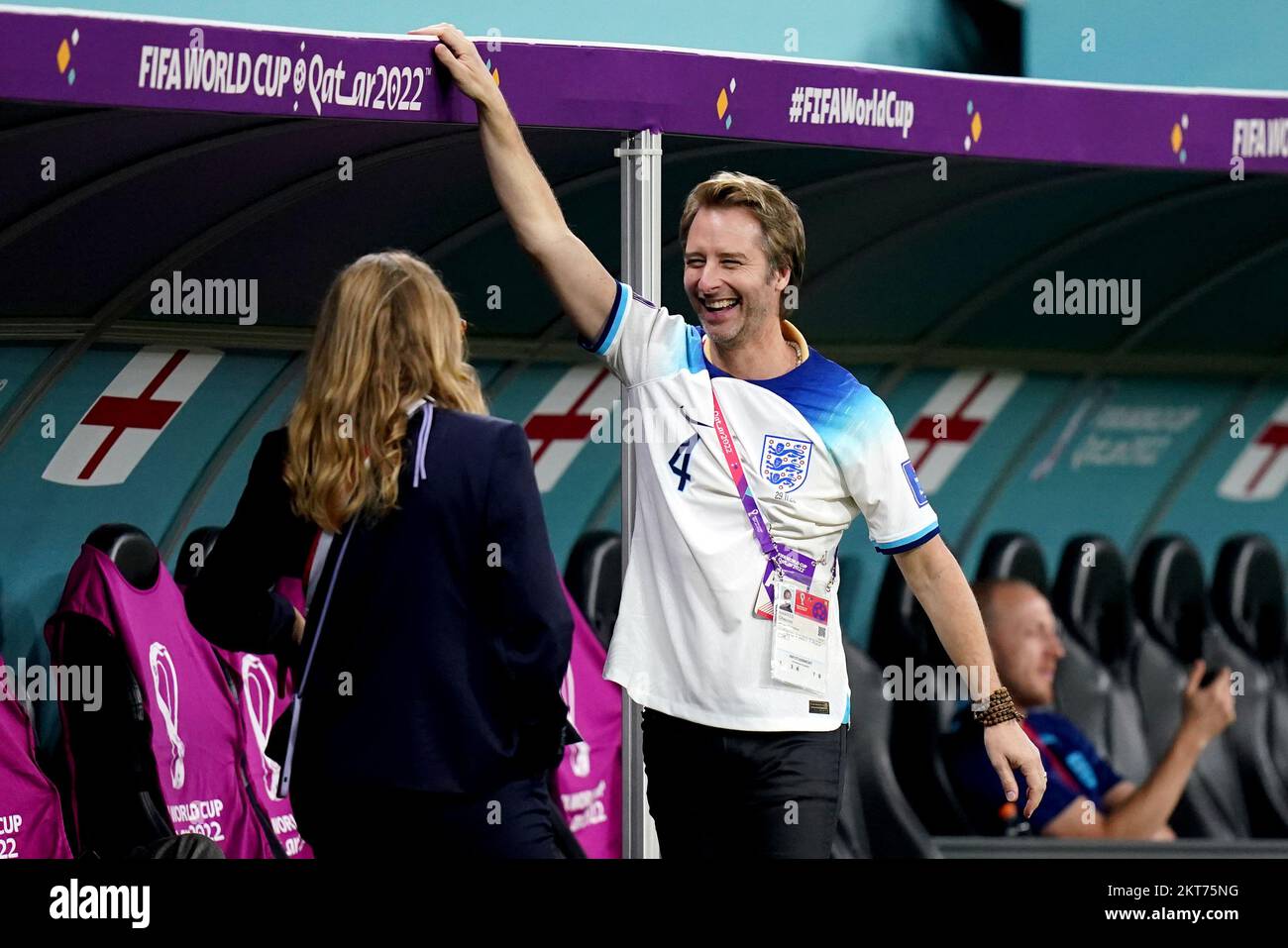 Former singer Chesney Hawkes before the FIFA World Cup Group B match at ...