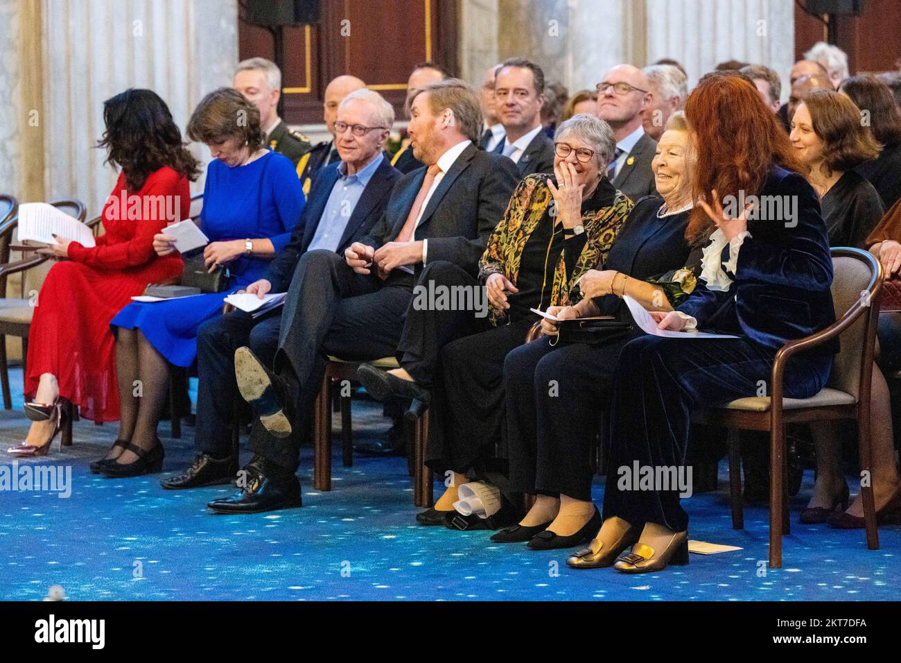 King Willem-Alexander and Princess Beatrix at the presentation of the ...
