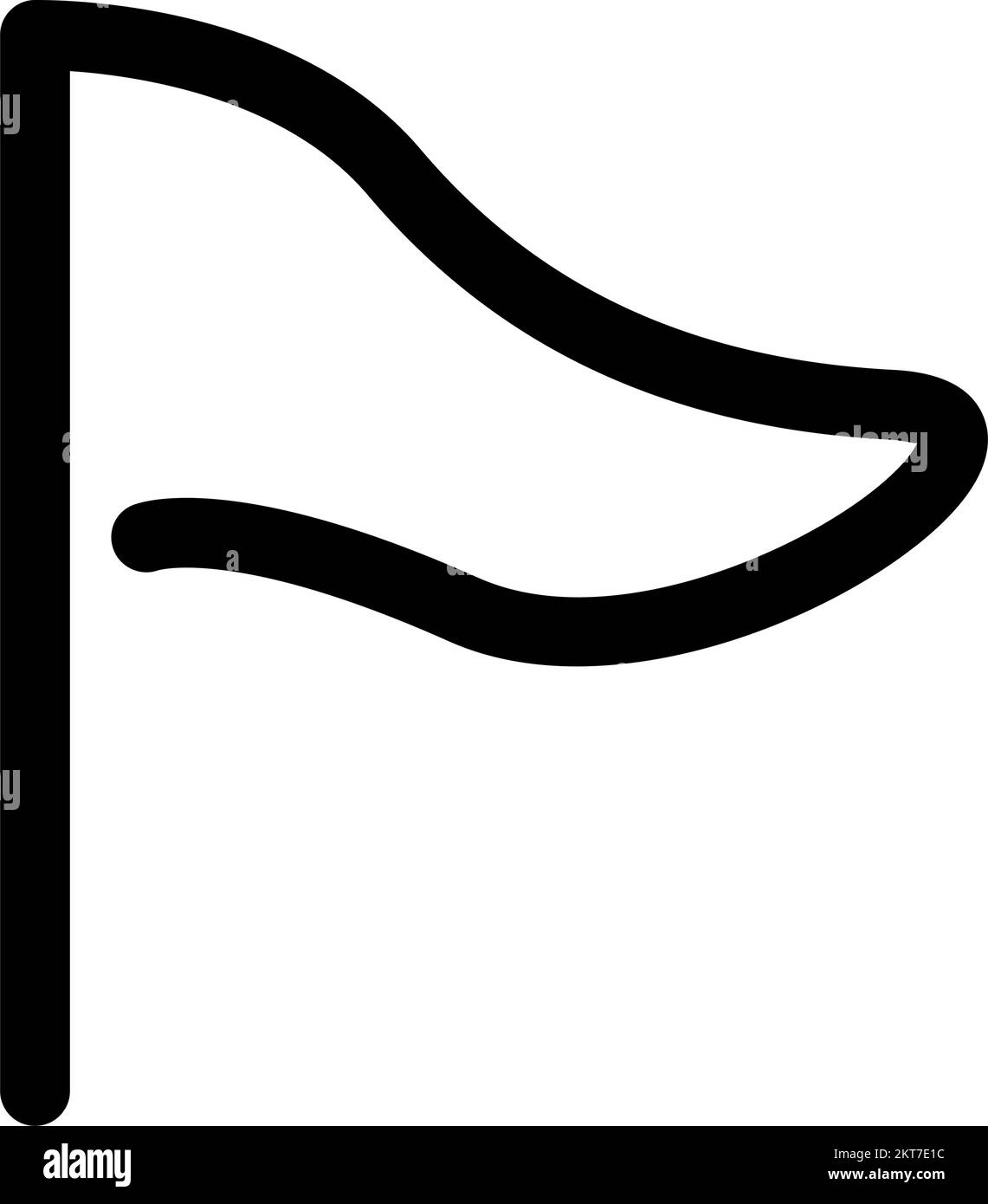 Isolated corner flag icon Flat design Vector Stock Vector Image & Art ...