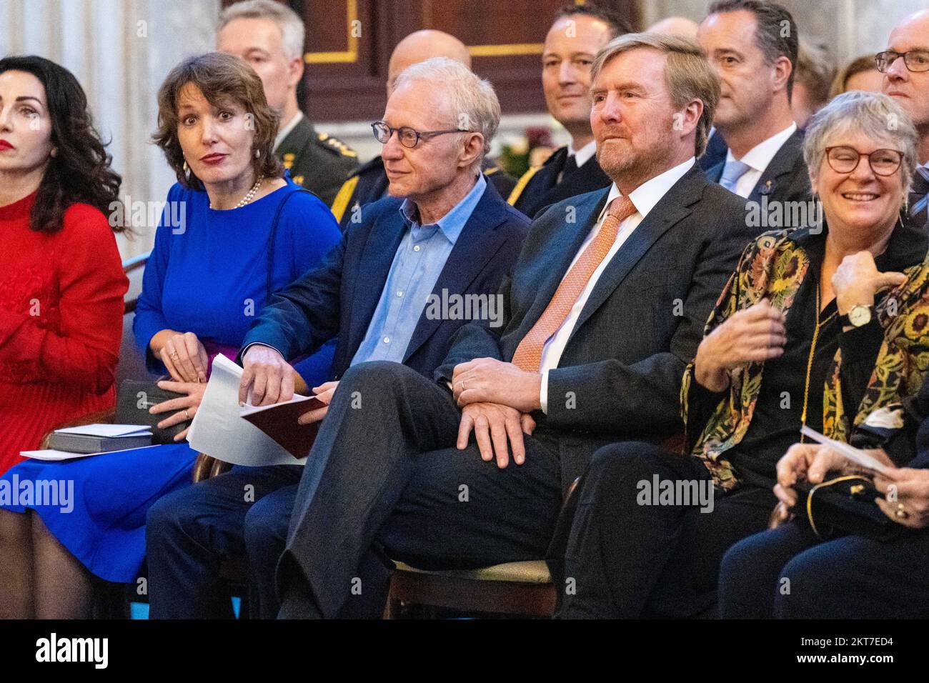 King Willem-Alexander at the presentation of the Erasmus Prize 2022 at ...