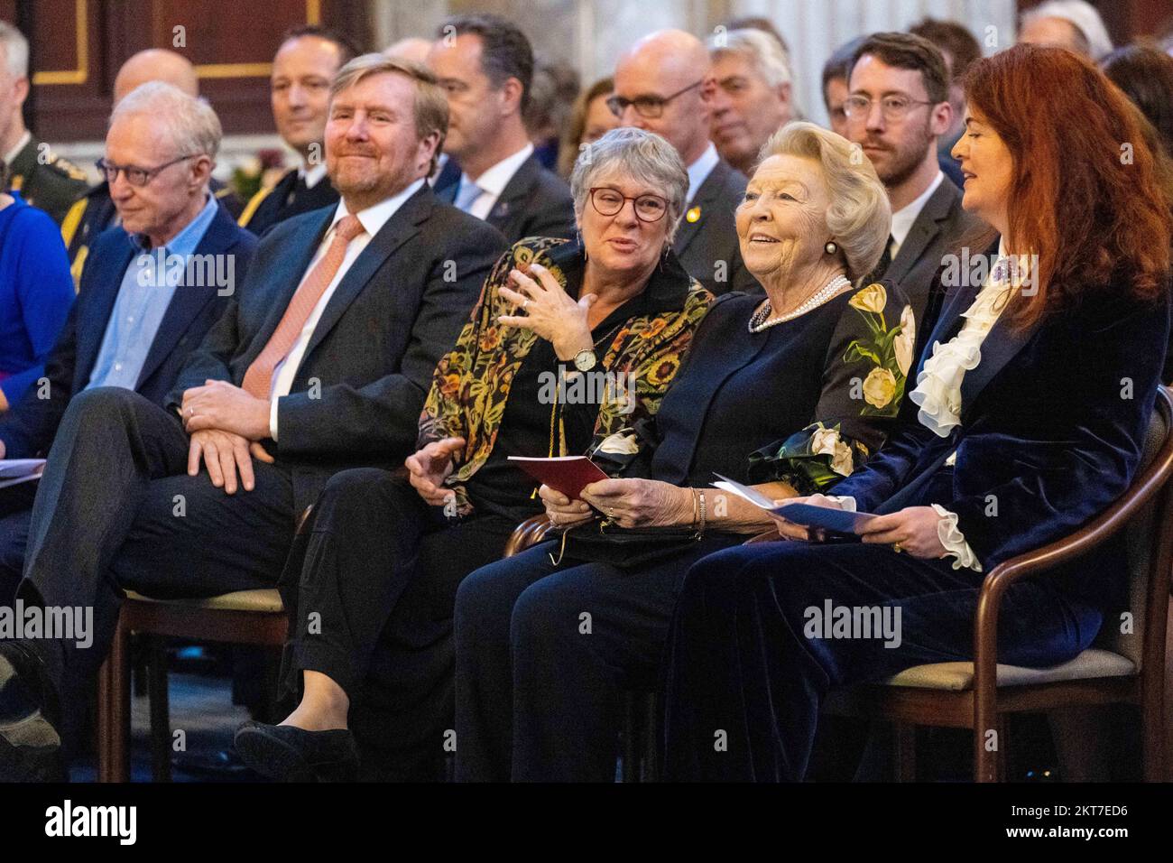 King Willem-Alexander and Princess Beatrix at the presentation of the ...