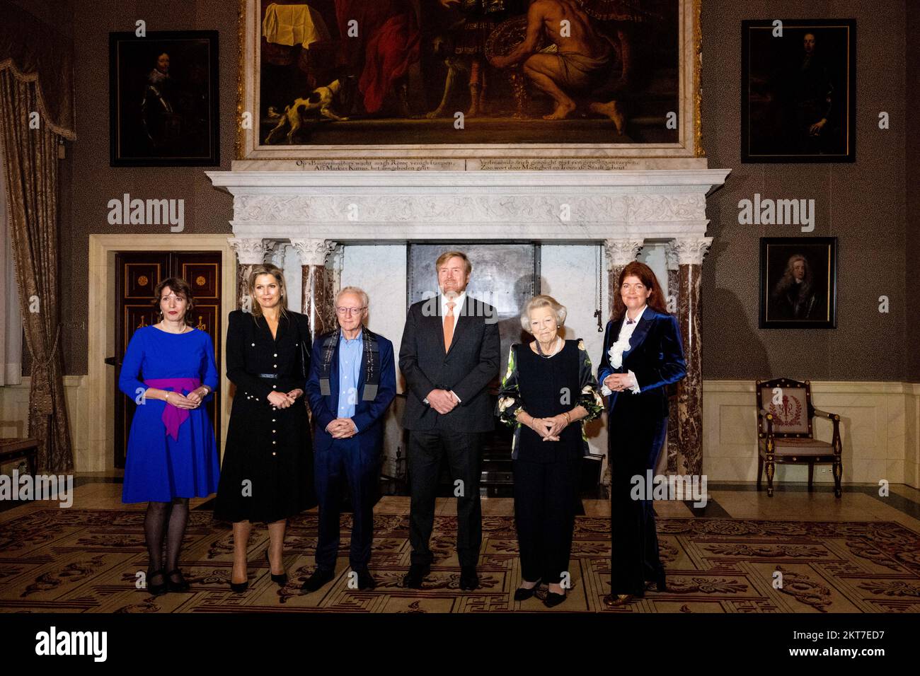 Queen Maxima, King Willem-Alexander, Princess Beatrix and David ...