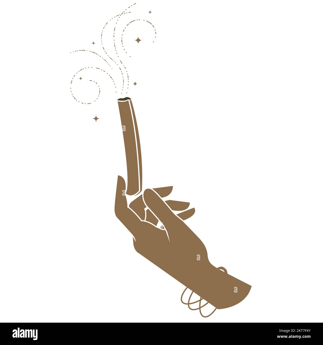 Fragrance meditation Stock Vector Images - Alamy