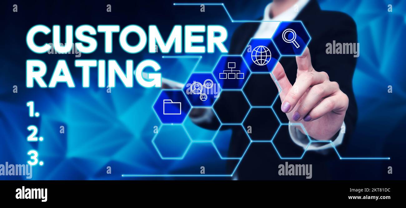 Conceptual display Customer Rating, Business concept gauge the customer ...