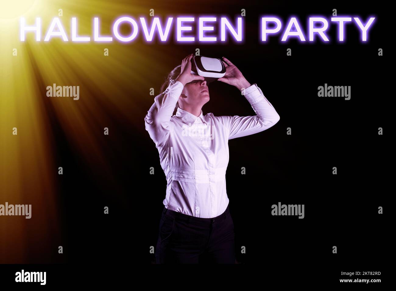 Text showing inspiration Halloween Party, Word Written on eve of the ...