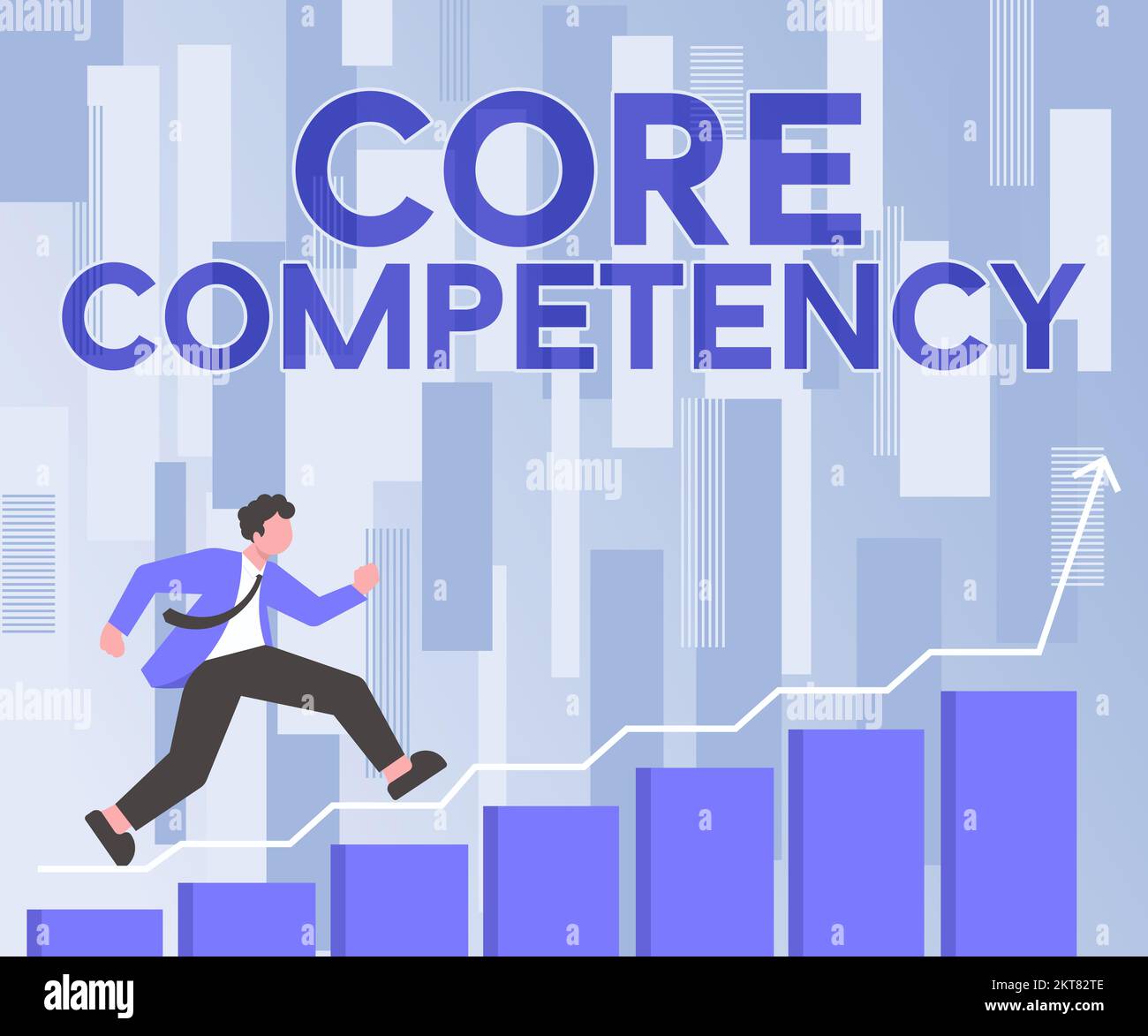 Conceptual caption Core Competency, Business concept harmonized ...