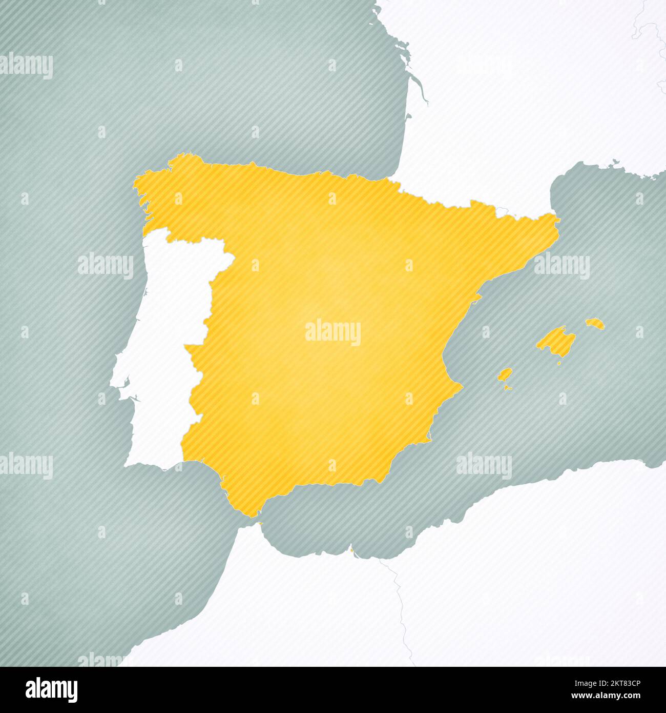 Malaga spain map iberian peninsula