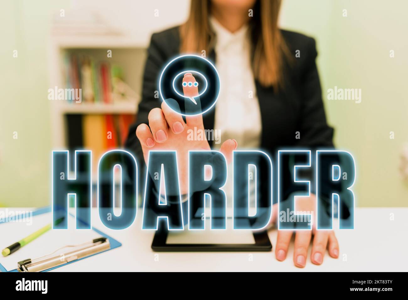 Inspiration showing sign Hoarder, Concept meaning a person that ...