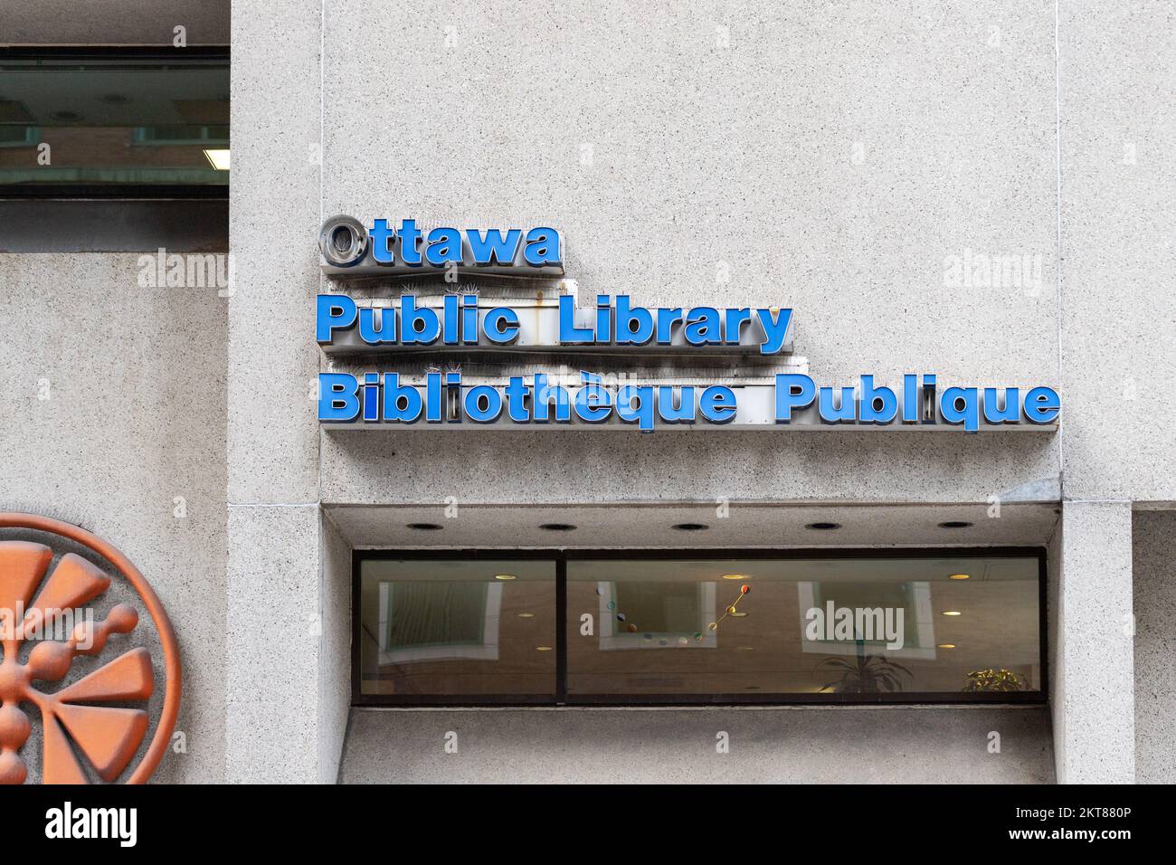 Ottawa, Canada - November 10, 2022: Ottawa Public Library building in ...