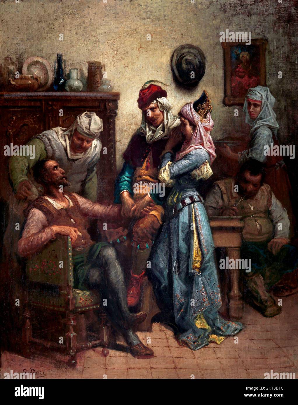 Entertained by basil and quiteria hi-res stock photography and images ...