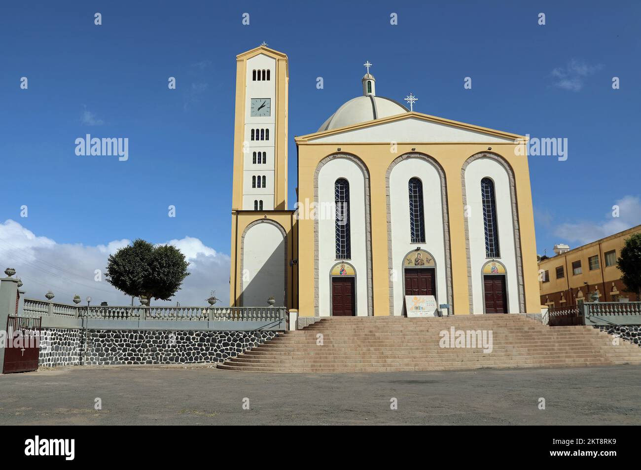 Kidane Mehret Cathedral in Asmara Stock Photo - Alamy