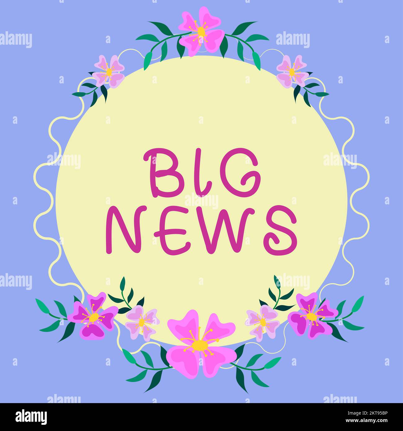 Text caption presenting Big News, Conceptual photo knowing actions no ...