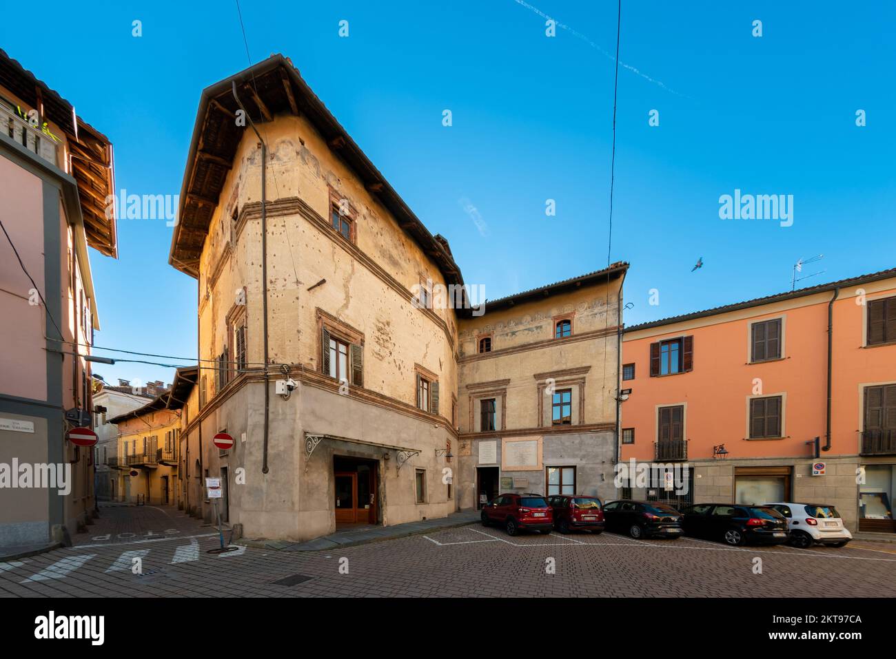 Carmagnola, Turin, Italy - November 05, 2022: Casa Cavassa (Cavassa ...