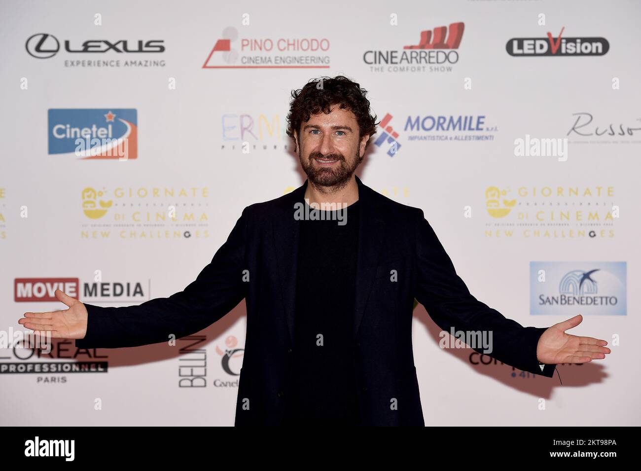 Italy. 29th Nov, 2022. Alessandro Siani actor attends a photocall ...