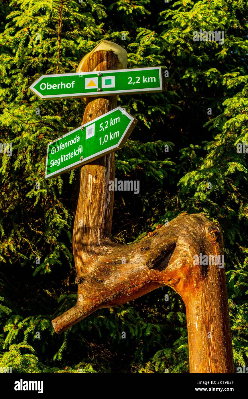 Autumn discovery tour through the Thuringian Forest near Oberhof ...