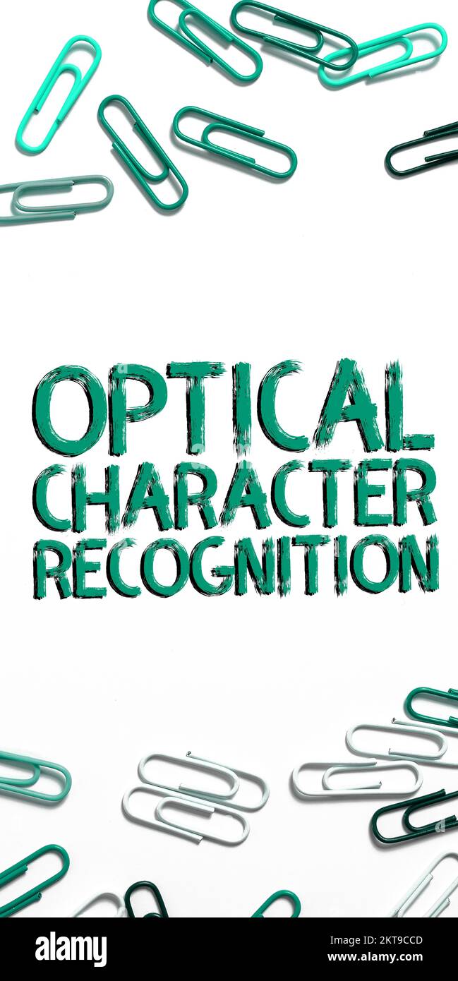 Conceptual display Optical Character Recognition, Business showcase the ... Conceptual display Optical Character Recognition, Business showcase the ...