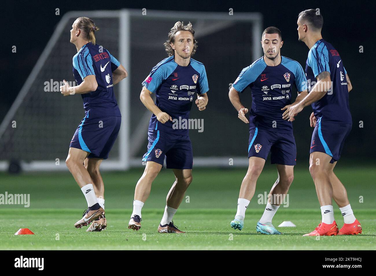 Luka Modric, Josip Juranovic. of Croatia during Croatia training ...
