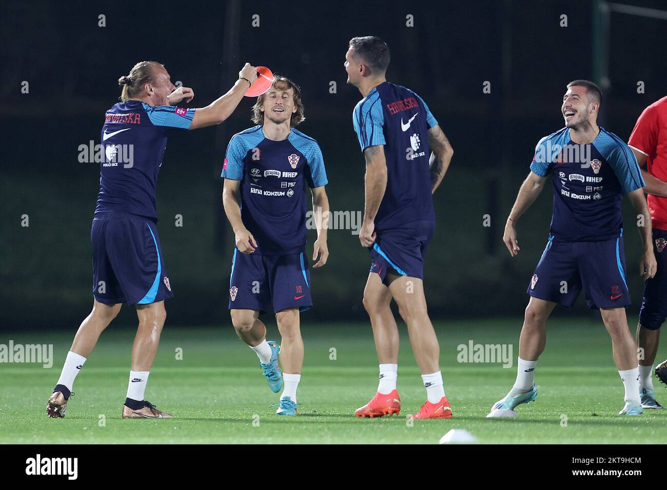 Domagoj Vida, Luka Modric, Dejan Lovren, Josip Juranovic. of Croatia ...
