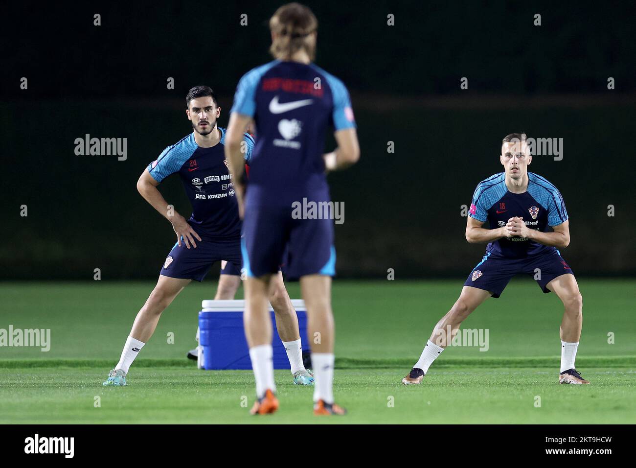 Josip Sutalo, and Mislav Orsic. of Croatia during Croatia training ...
