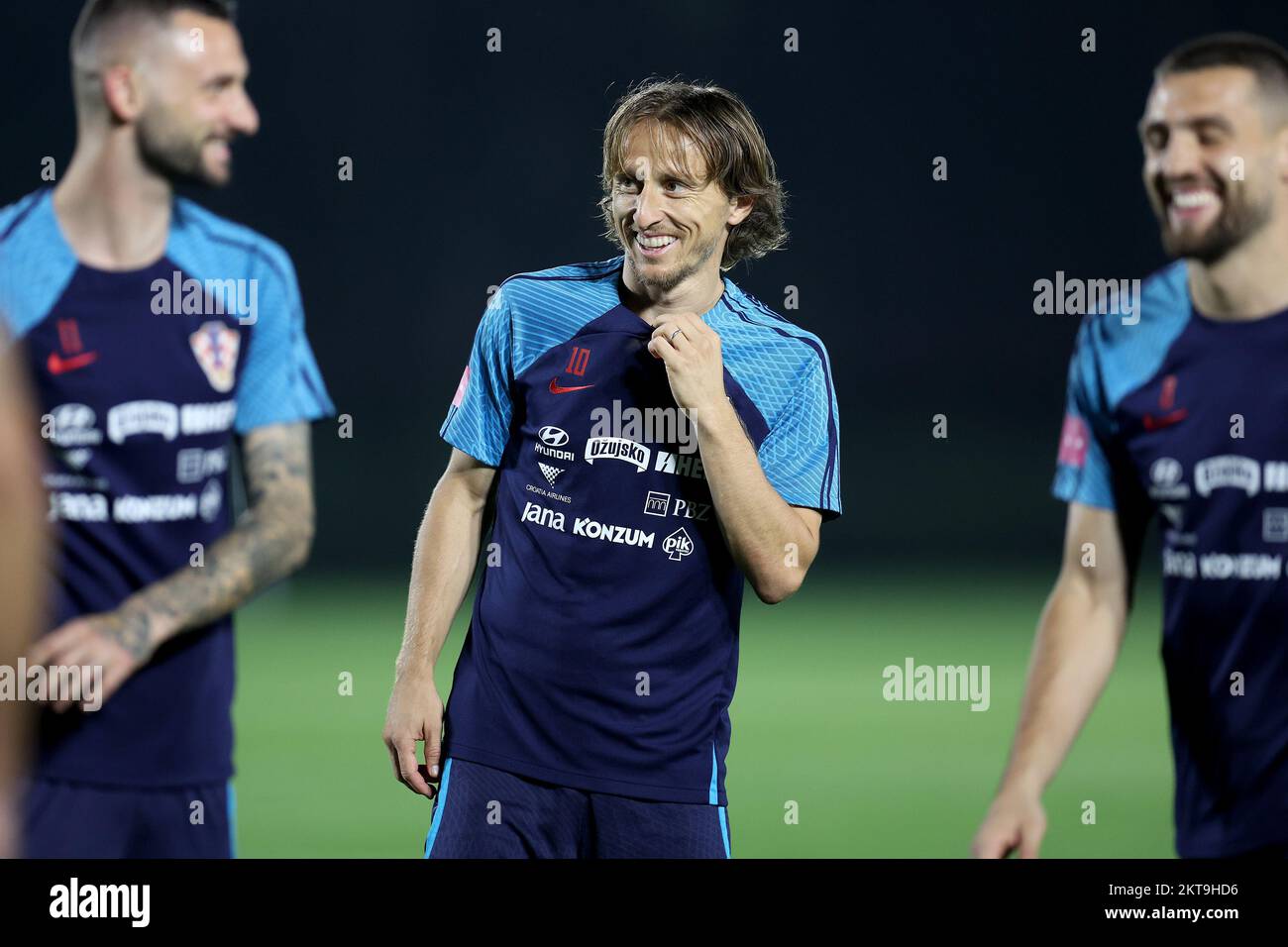 Luka Modric of Croatia during Croatia training session at Al Ersal 3 ...